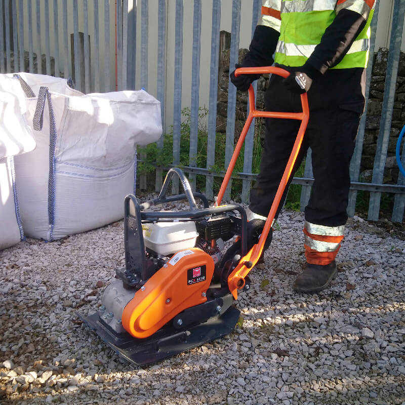Heavyweight Plate Compactors PCX 16/45 & 16/50 concrete machinery light ...