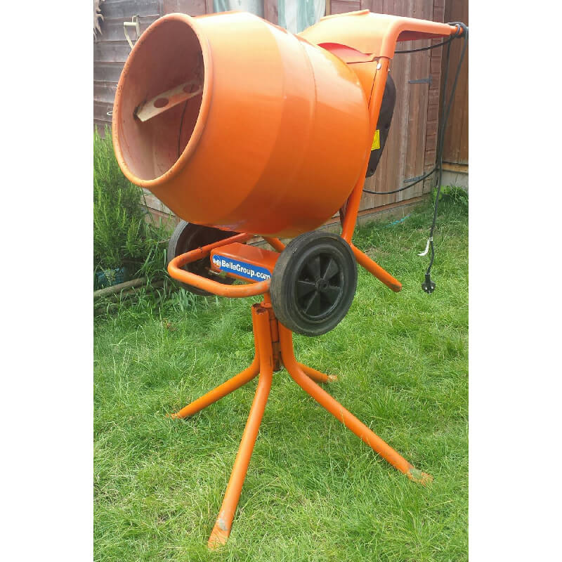 Compact tip up professional mixers Minimix 150 concrete tip-up mixers ...