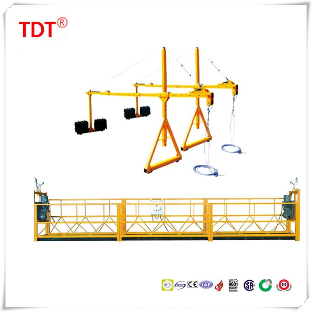Suspended rope Platform ZLP630 Construction cradles Parapet type or ...
