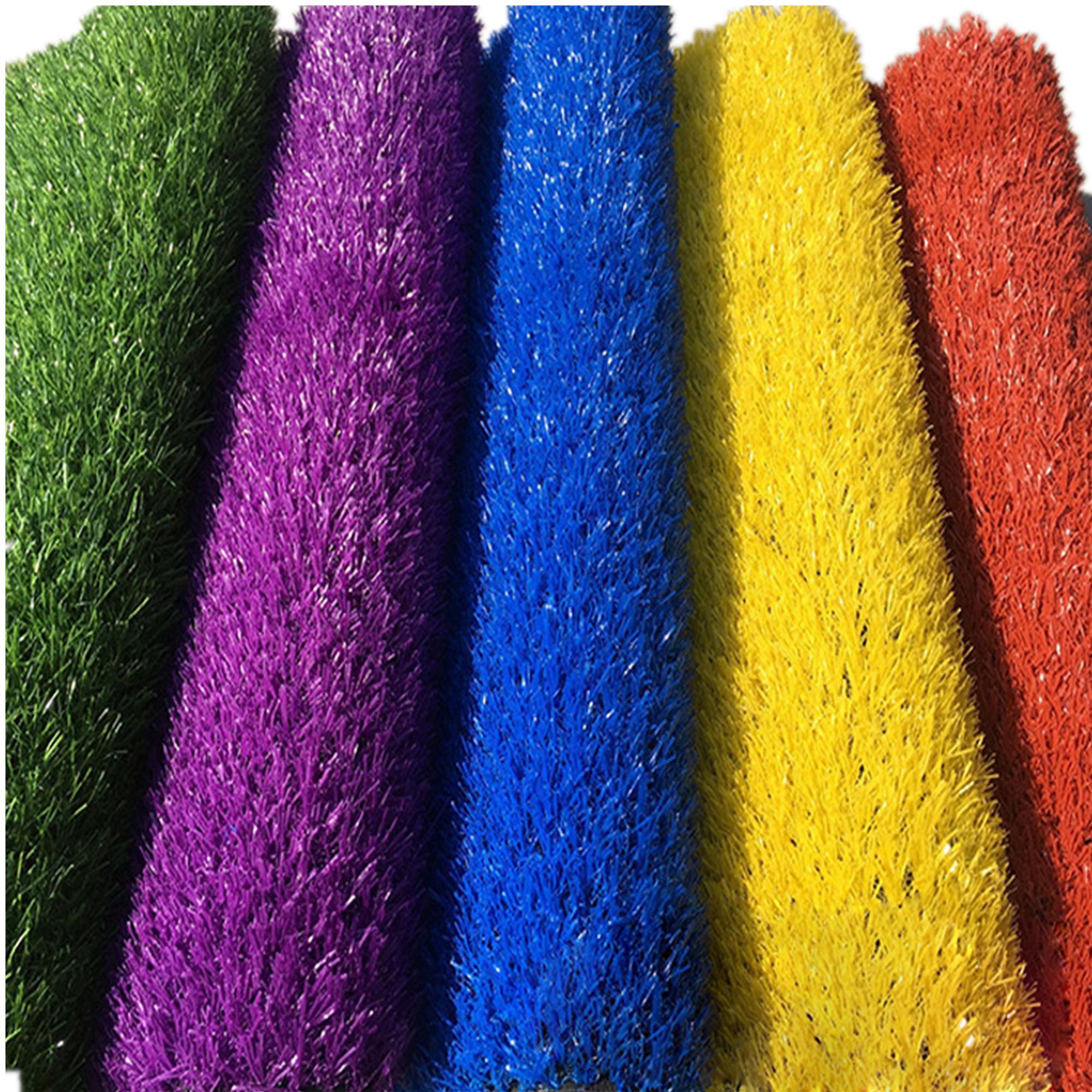 Synthetic Lawn Rainbow grass for School Park Kindergarten playground ...