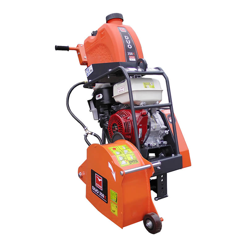 Low HAV Twin Blade 350mm Floor Saw Duo 350X Concrete floor cutting ...