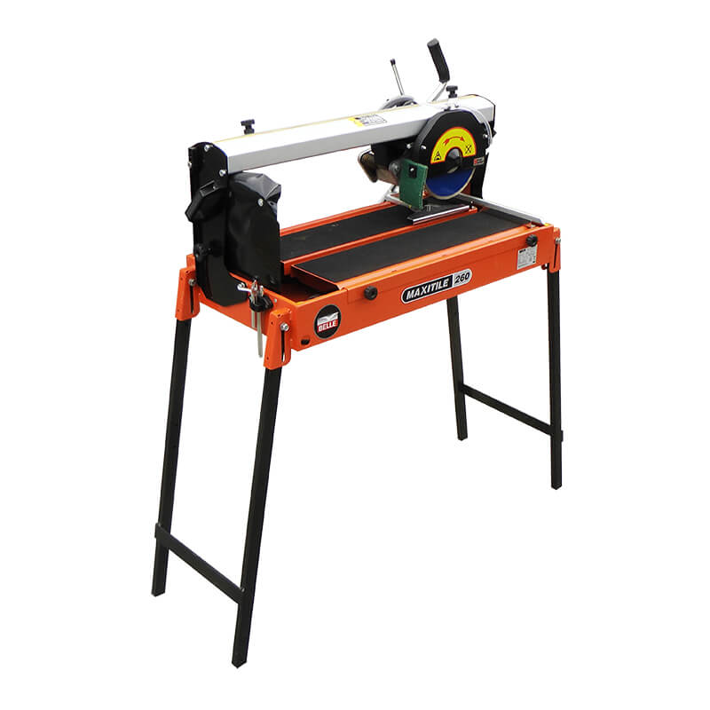 Rail mounted sliding tile cutters Maxitile 260 Tile saws tile cutting ...