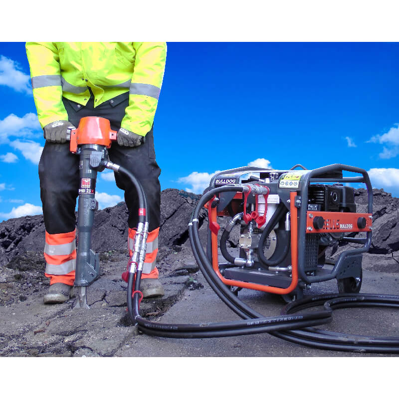 Hydraulic Power Packs Bulldog power supply of breakers portable onsite ...