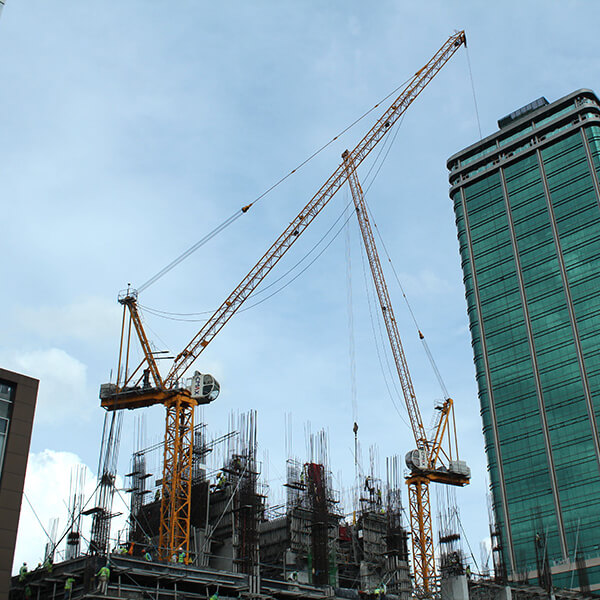 Tower crane D120 Movable arm tower cranes, Sinopro - Sourcing ...