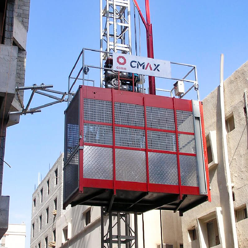SC200/200 Construction passenger hoist/ elevators building hoist ...
