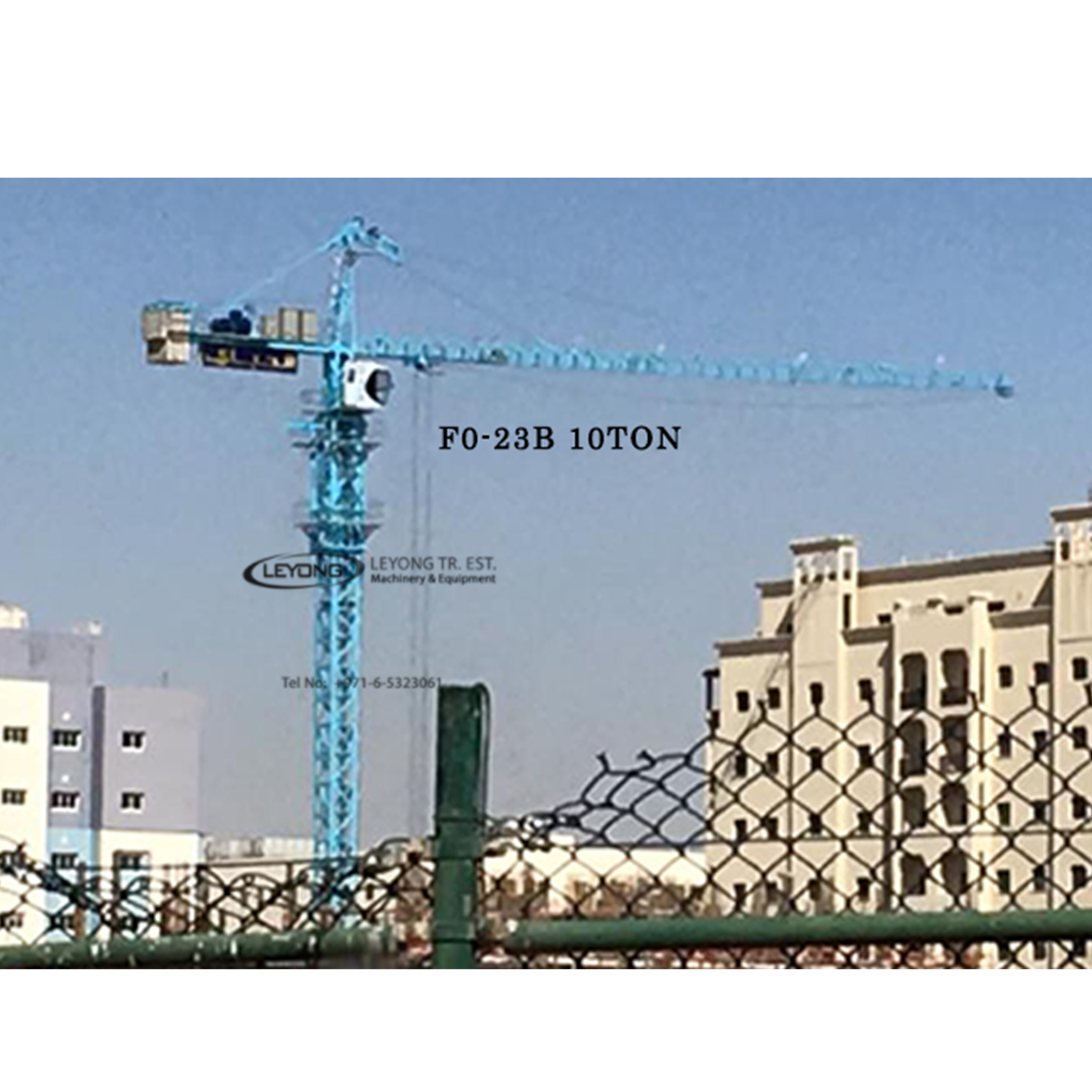 SYM TOPKIT TOWER CRANE F0/23B 10 TON, Sinopro - Sourcing Industrial ...