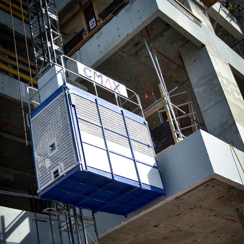 SC200/200 Construction passenger hoist/ elevators building hoist ...
