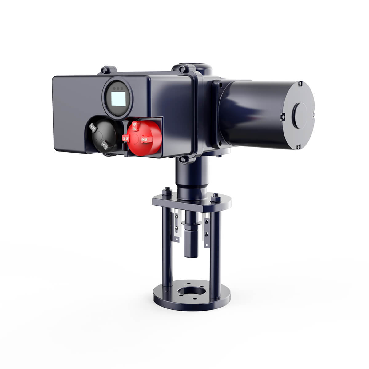 Cement 4 20ma Valve Electric Actuator With Straight Travel Actuator ...