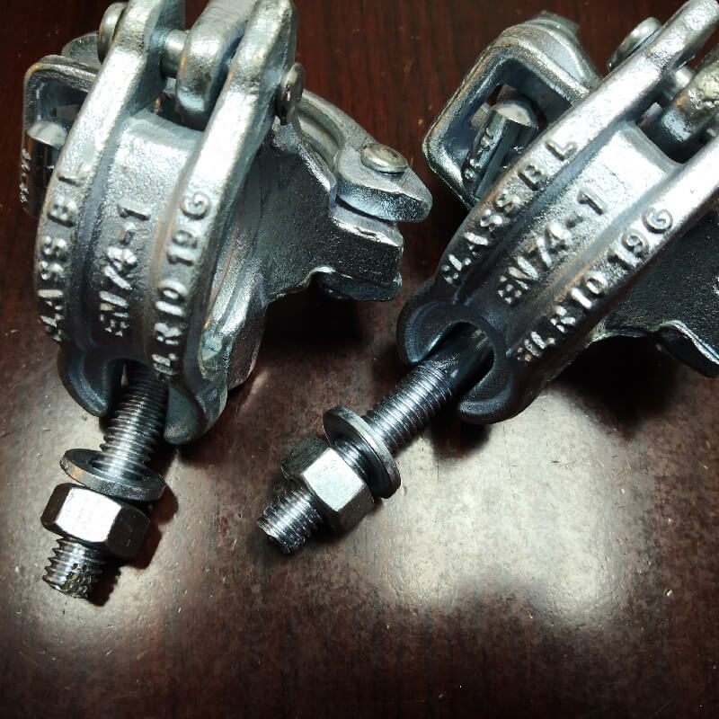 Double couplers-Right angle fixed couplers EN74B Certified , Sinopro ...