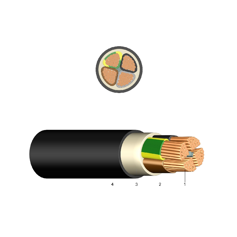 Low Voltage Lead Sheathed Cables Un-Armoured Single Core Lead Sheathed ...