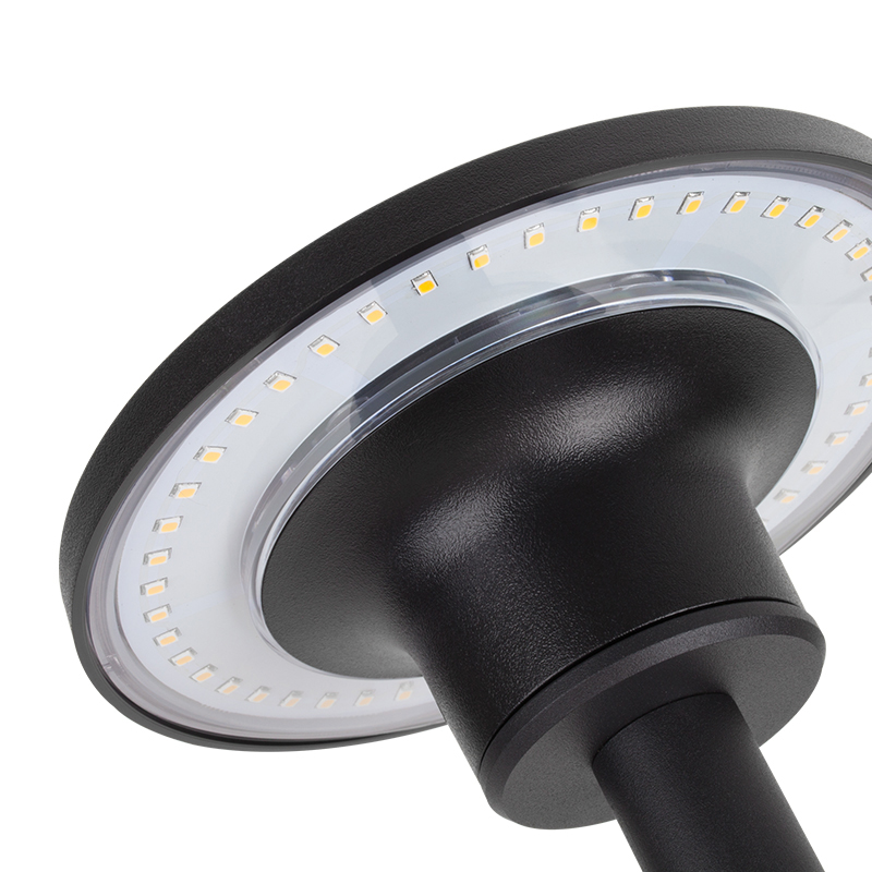 LED PC Diffuser Outdoor Lamp Mushroom Stand Bollard Lighting Post Spike ...