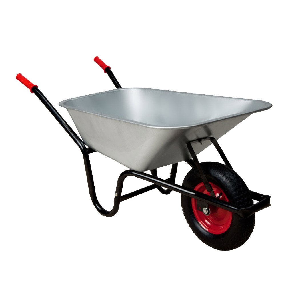 Heavy Duty Wheelbarrow Green 58L, Sinopro - Sourcing Industrial Products