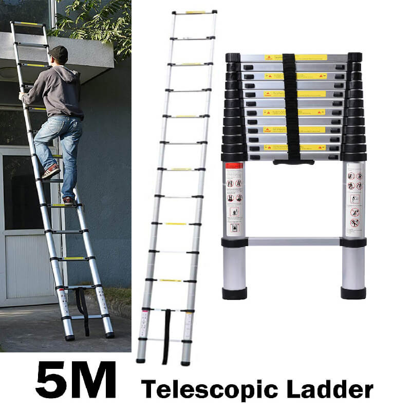 Aluminum Telescopic Straight Ladder, Sinopro - Sourcing Industrial Products