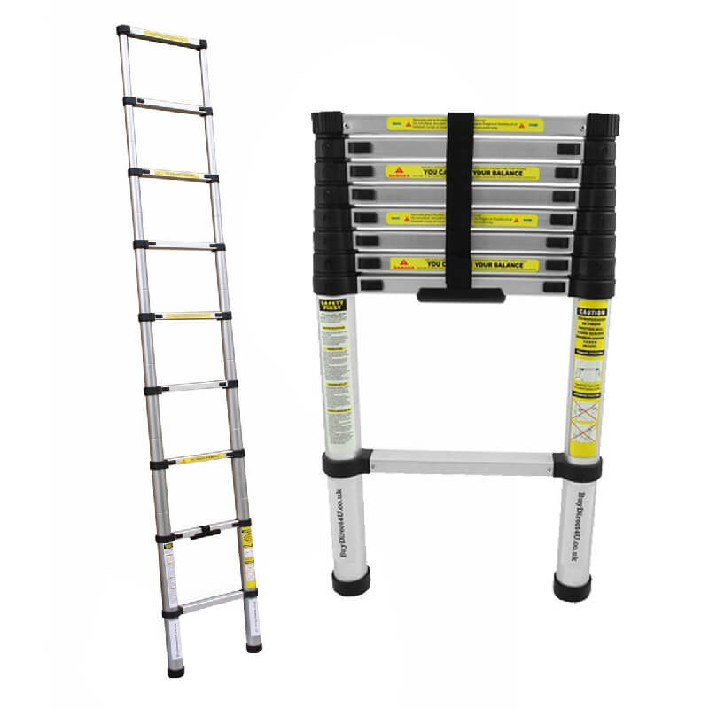 Aluminum Telescopic Straight Ladder, Sinopro - Sourcing Industrial Products